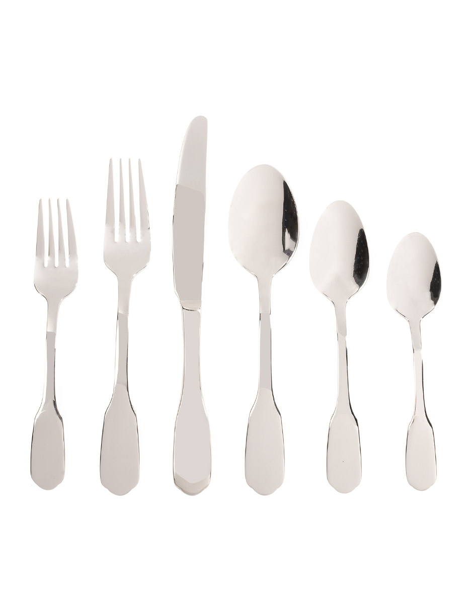 Set cubiertos Jenna de acero inoxidable 24 piezas 1